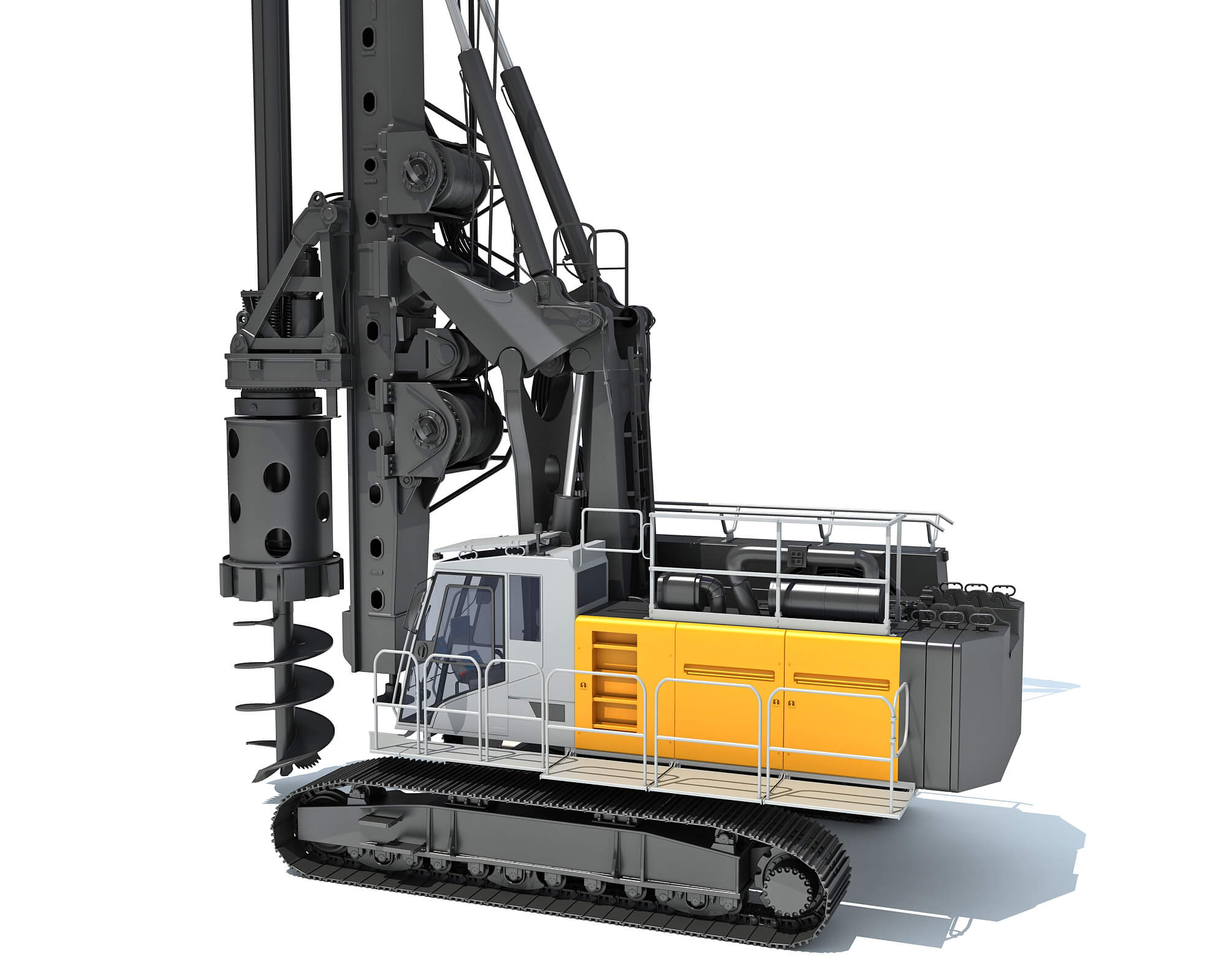 Rotary Drilling Rig - 3D Model by 3D Horse