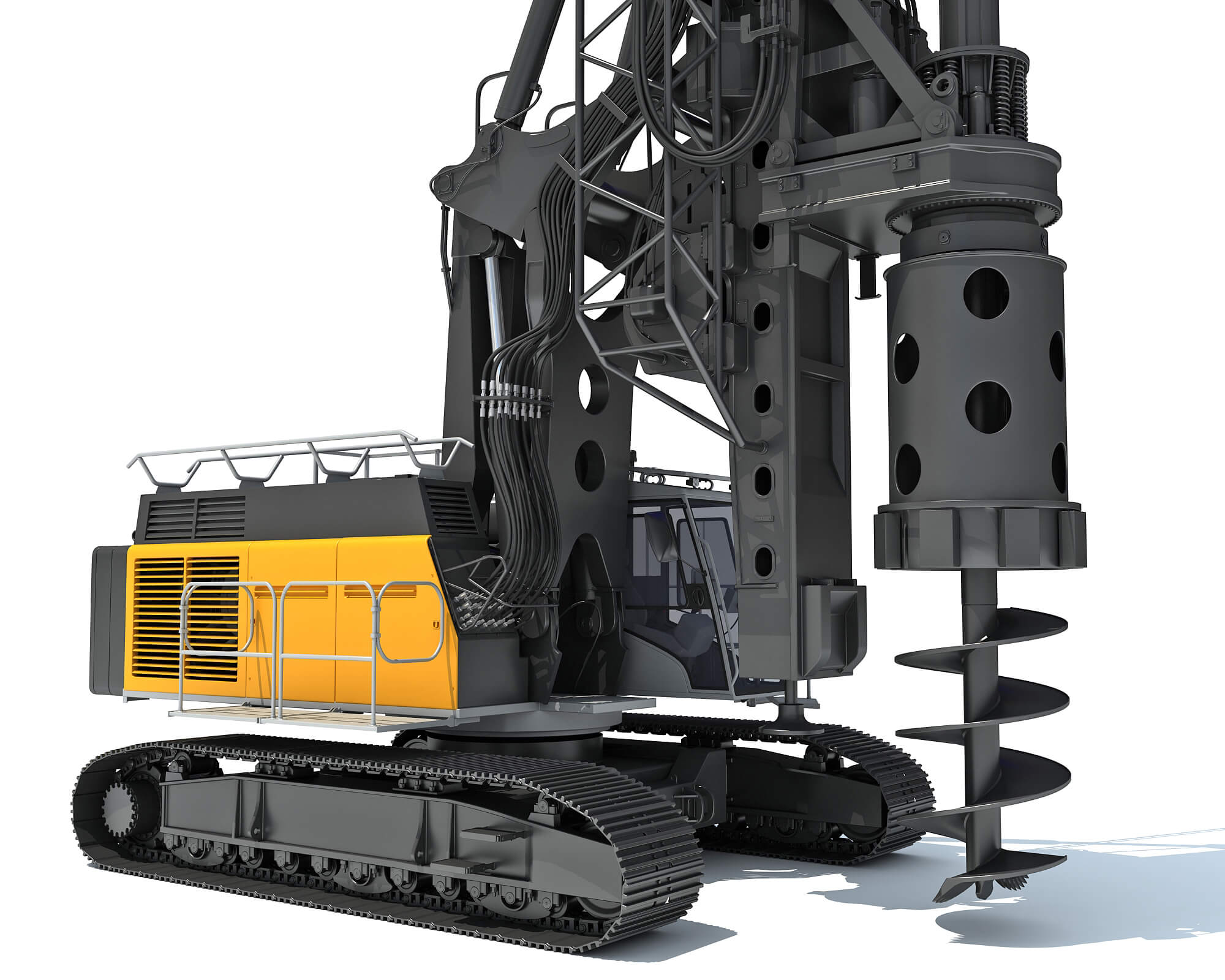 Rotary Drilling Rig - 3D Model by 3D Horse