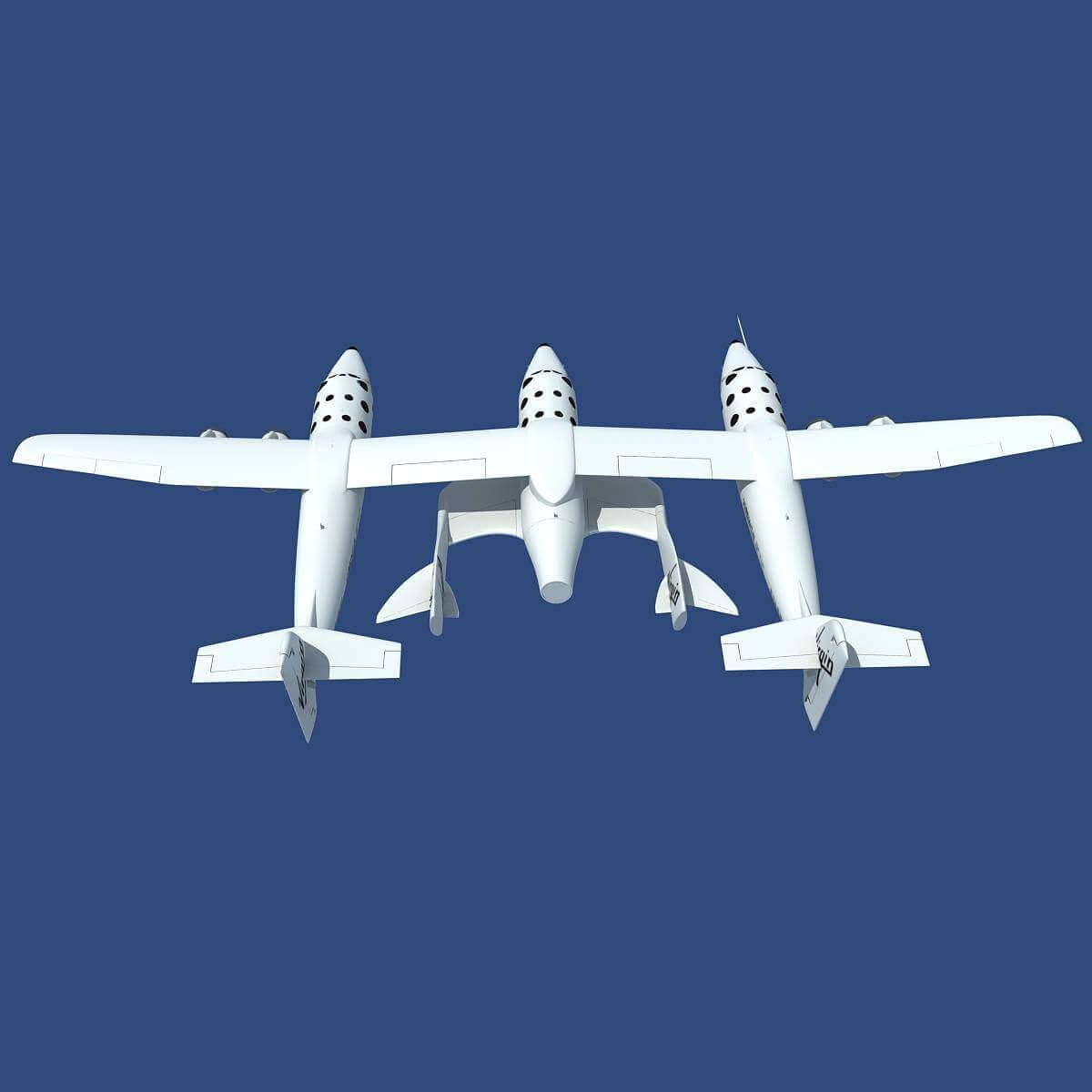 Scaled Composites White Knight Two Aircraft - 3D Model by 3D Horse