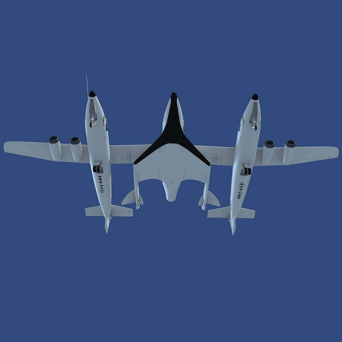 Scaled Composites White Knight Two Aircraft - 3D Model by 3D Horse