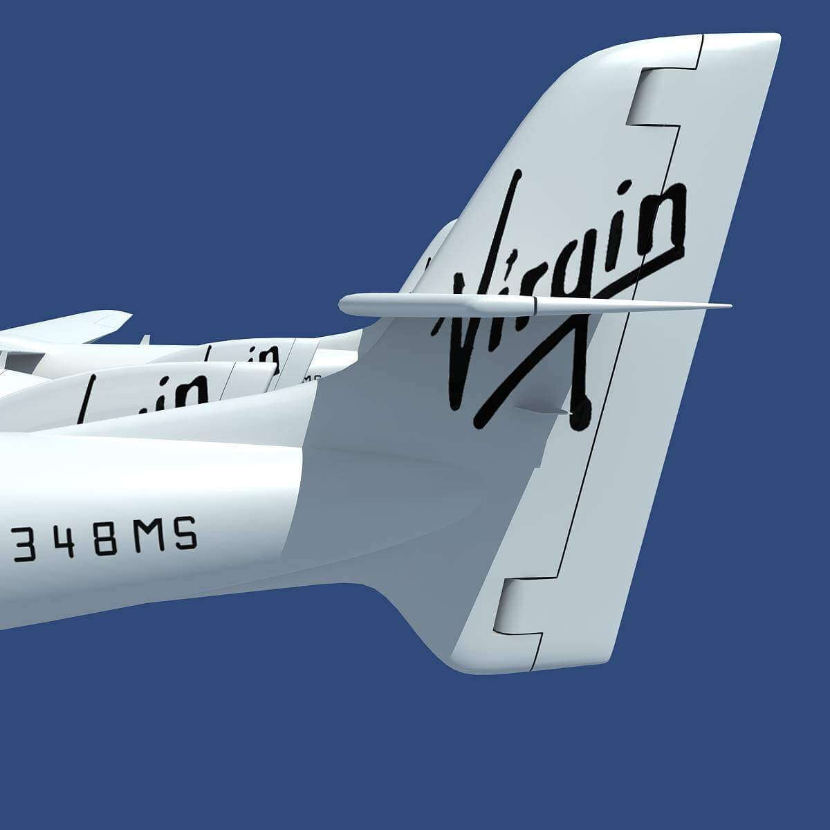 Scaled Composites White Knight Two Aircraft - 3D Model by 3D Horse