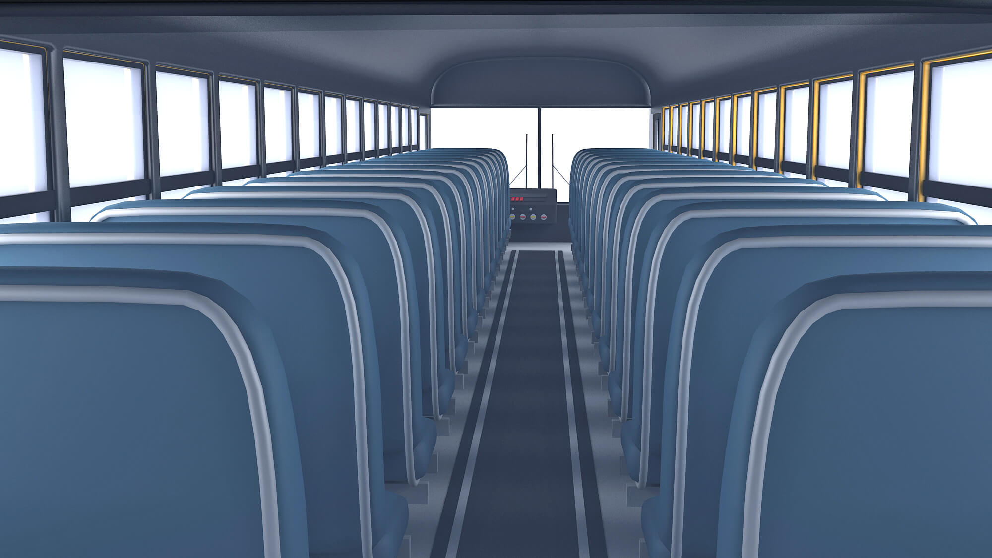 School Bus - 3D Model by 3D Horse
