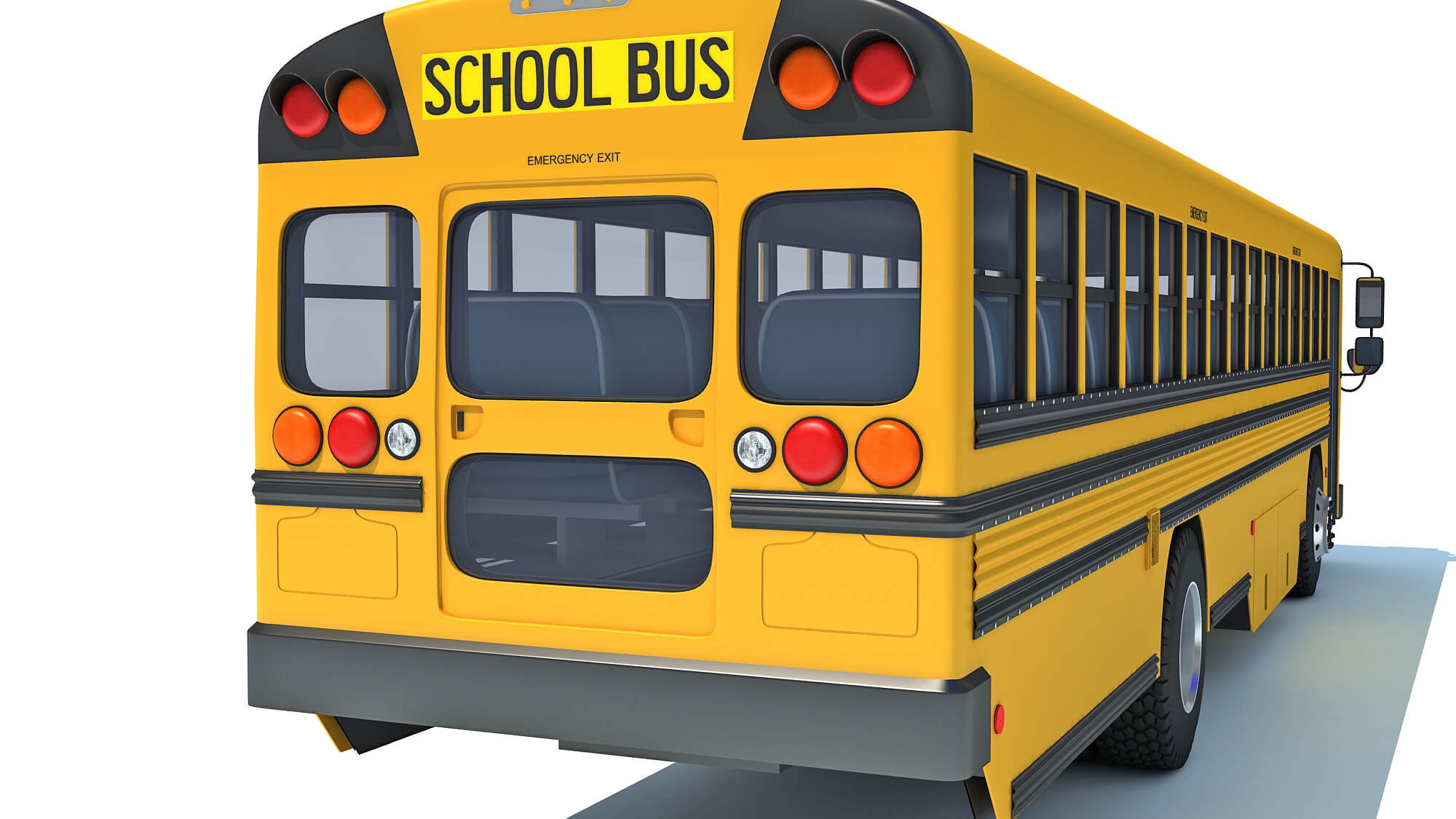 School Bus - 3D Model by 3D Horse
