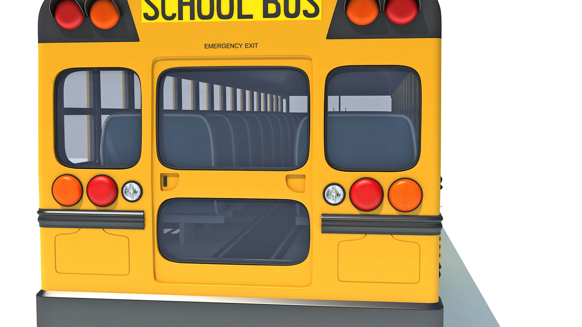 School Bus - 3D Model by 3D Horse