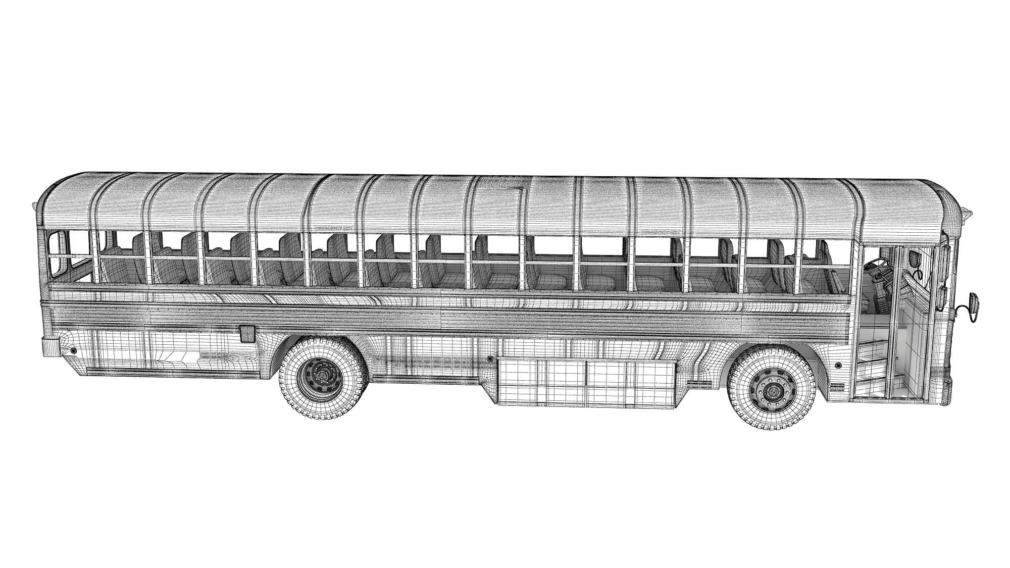 School Bus - 3D Model by 3D Horse