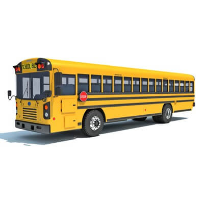 3D Models | Vehicles | School Buses | RenderHub