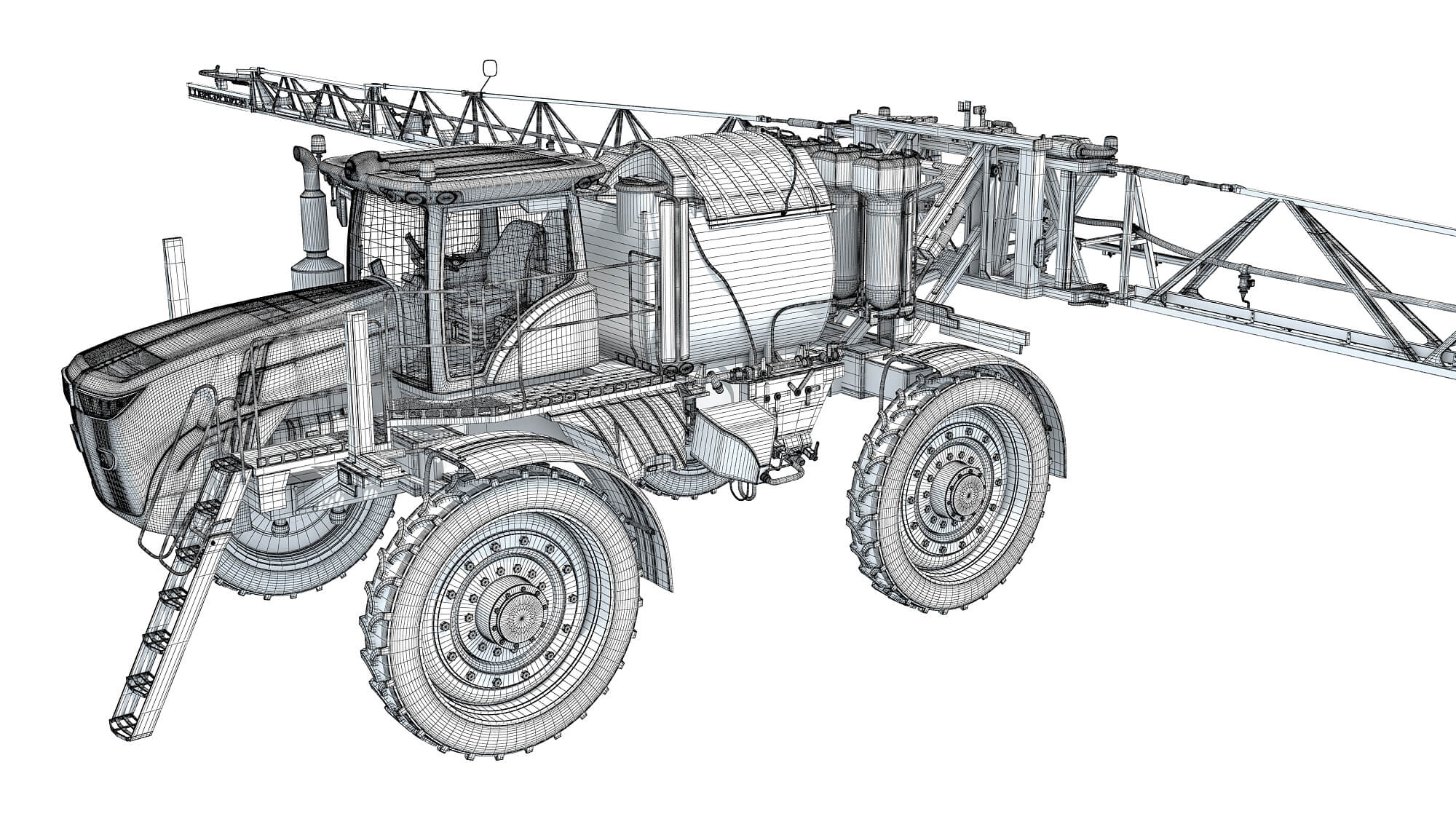 Self Propelled Crop Sprayer - 3D Model by 3D Horse