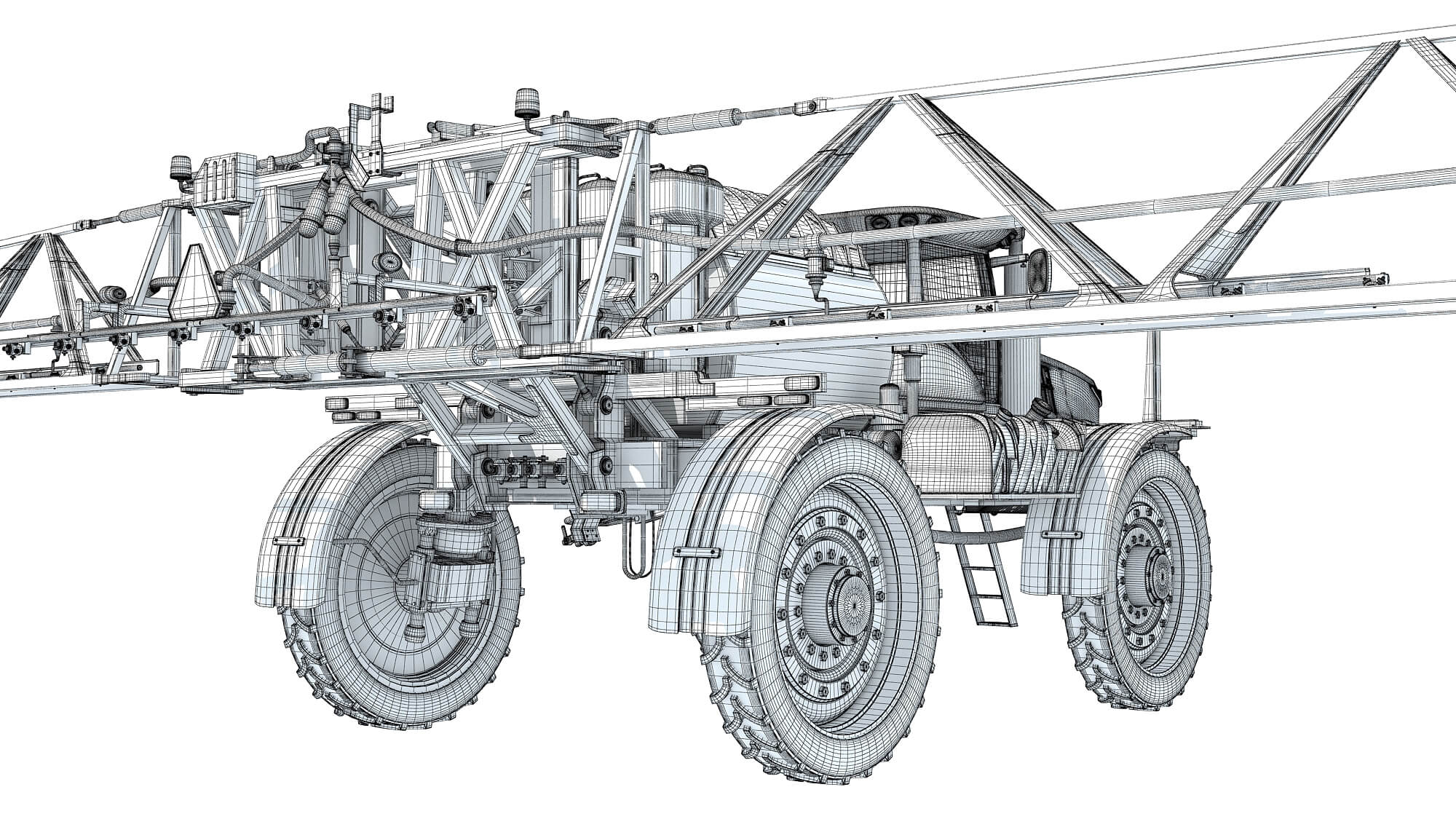 Self Propelled Crop Sprayer - 3D Model by 3D Horse
