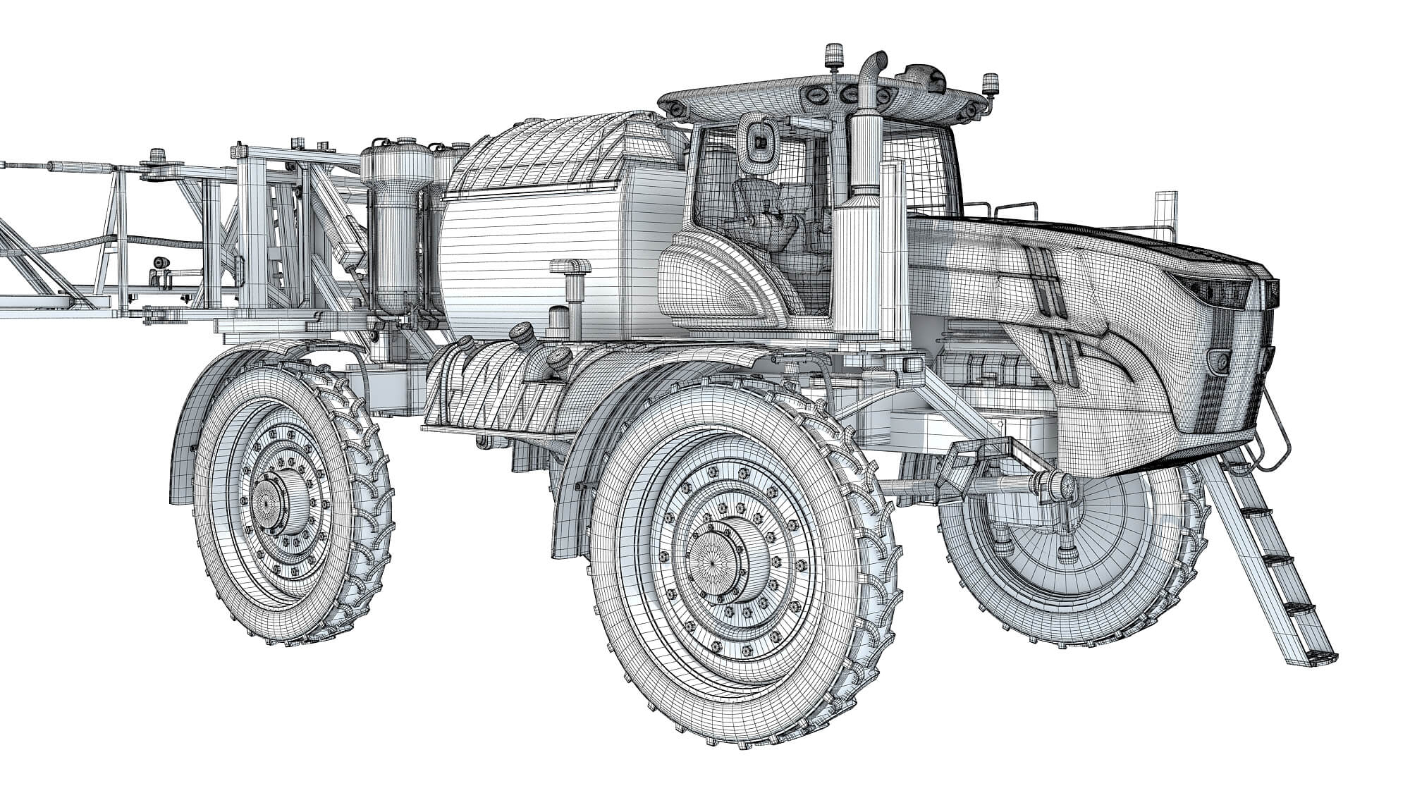 Self Propelled Crop Sprayer - 3D Model by 3D Horse