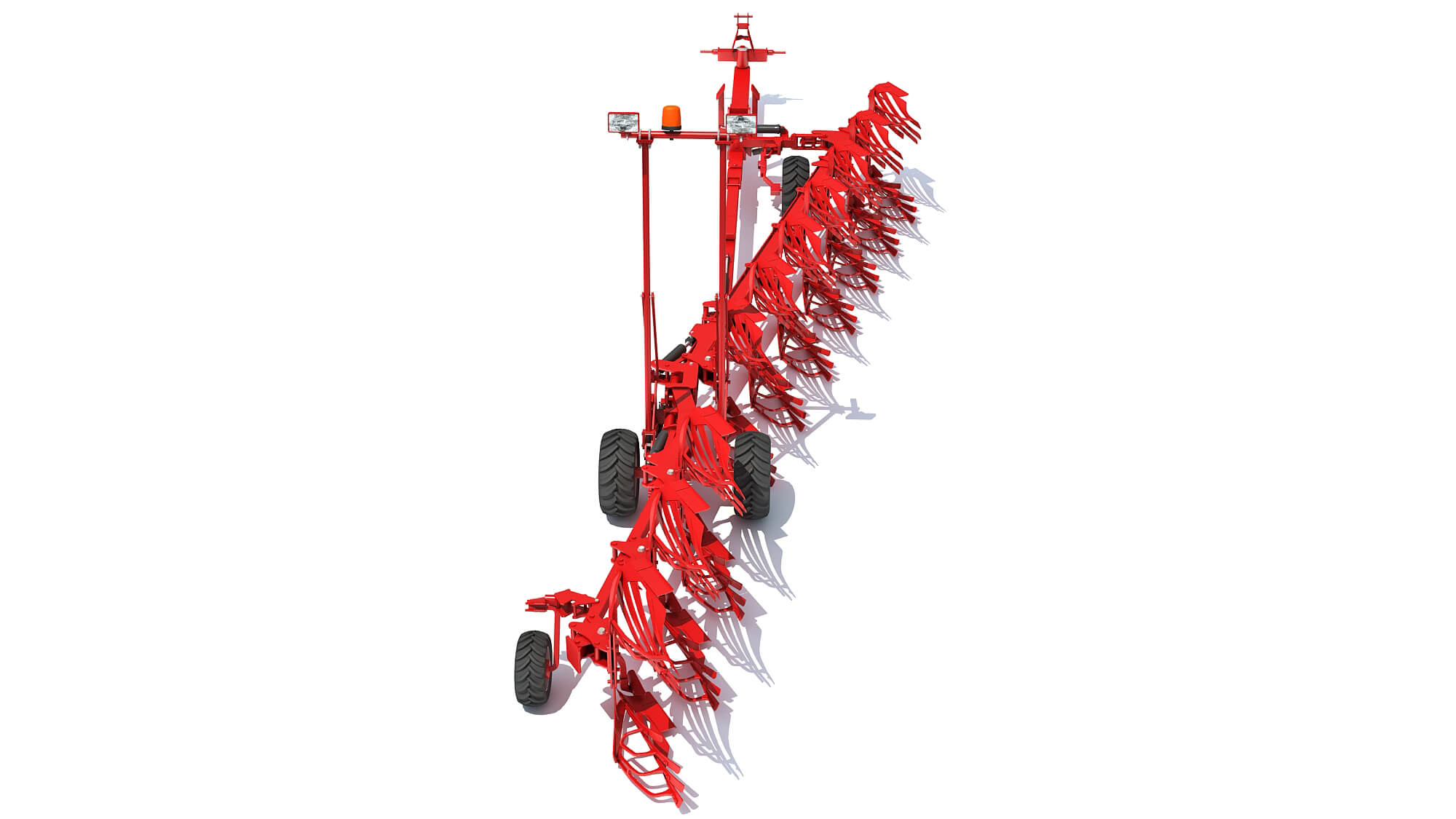 Semi Mounted Farm Plough - 3D Model by 3D Horse