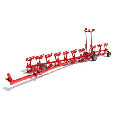 Semi Mounted Farm Plough - 3D Model by 3D Horse