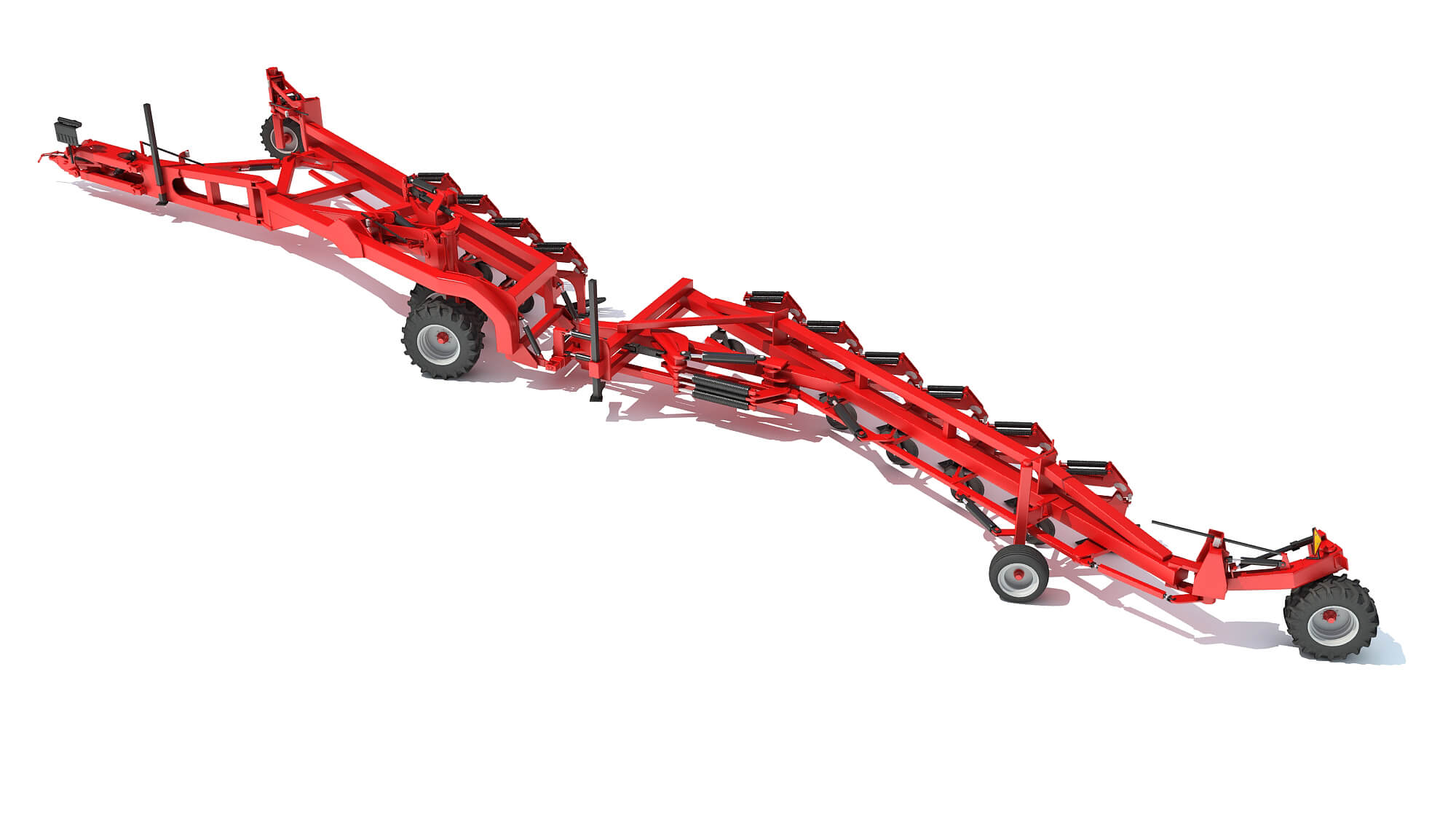 Semi Mounted Farm Plough - 3D Model by 3D Horse