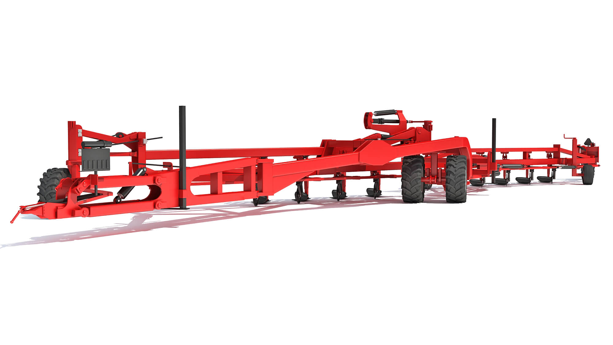 Semi Mounted Farm Plough - 3D Model by 3D Horse