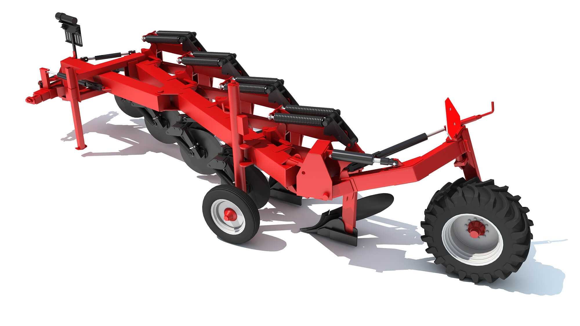 Semi Mounted Plow 1 - 3D Model by 3D Horse