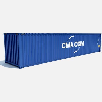 Shipping Container CMA CGM - 3D Model by 3D Horse