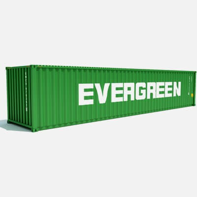 Shipping Container Evergreen - 3D Model by 3D Horse