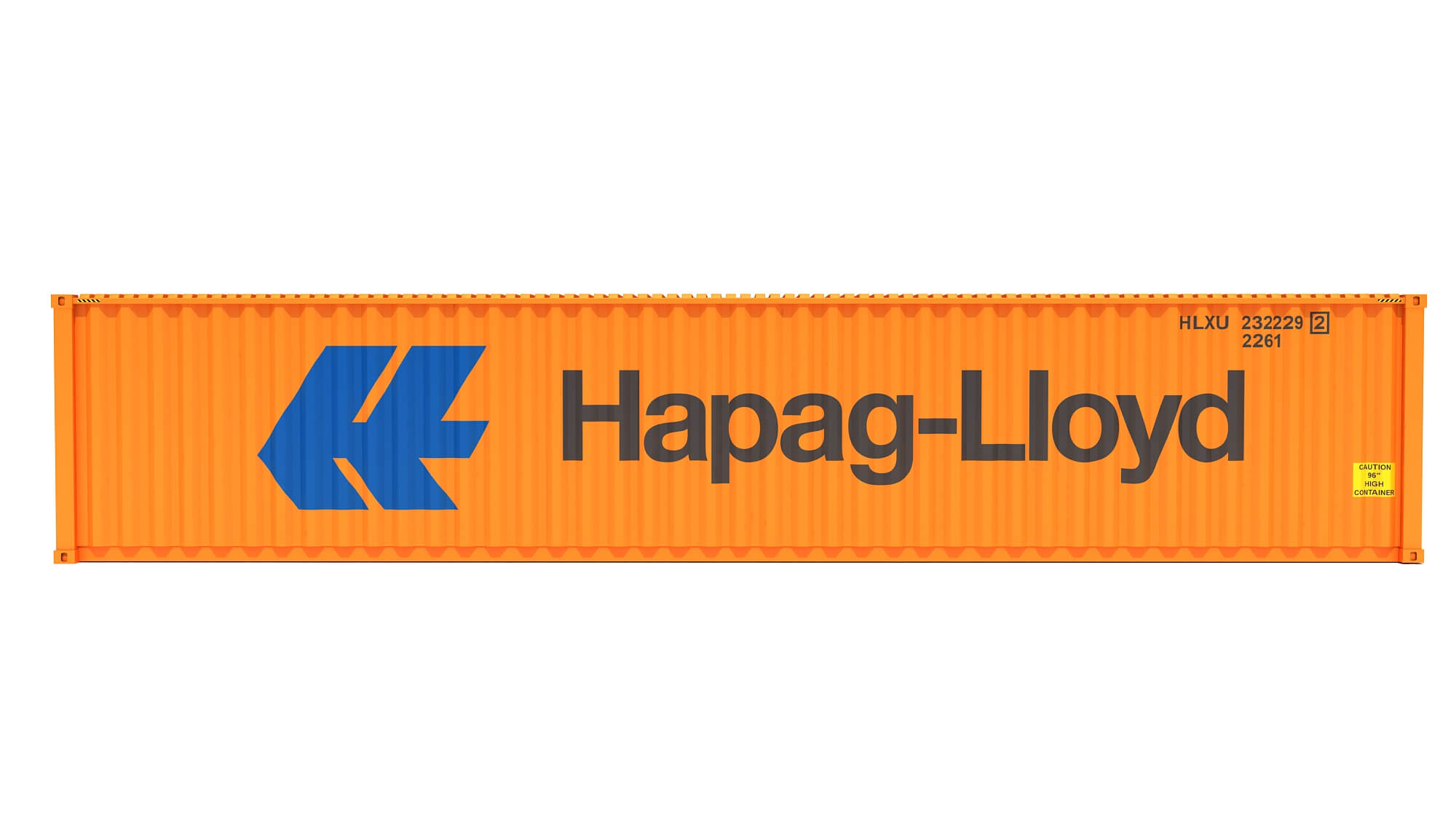 Shipping Container Hapag-Lloyd 3D Model by 3D Horse