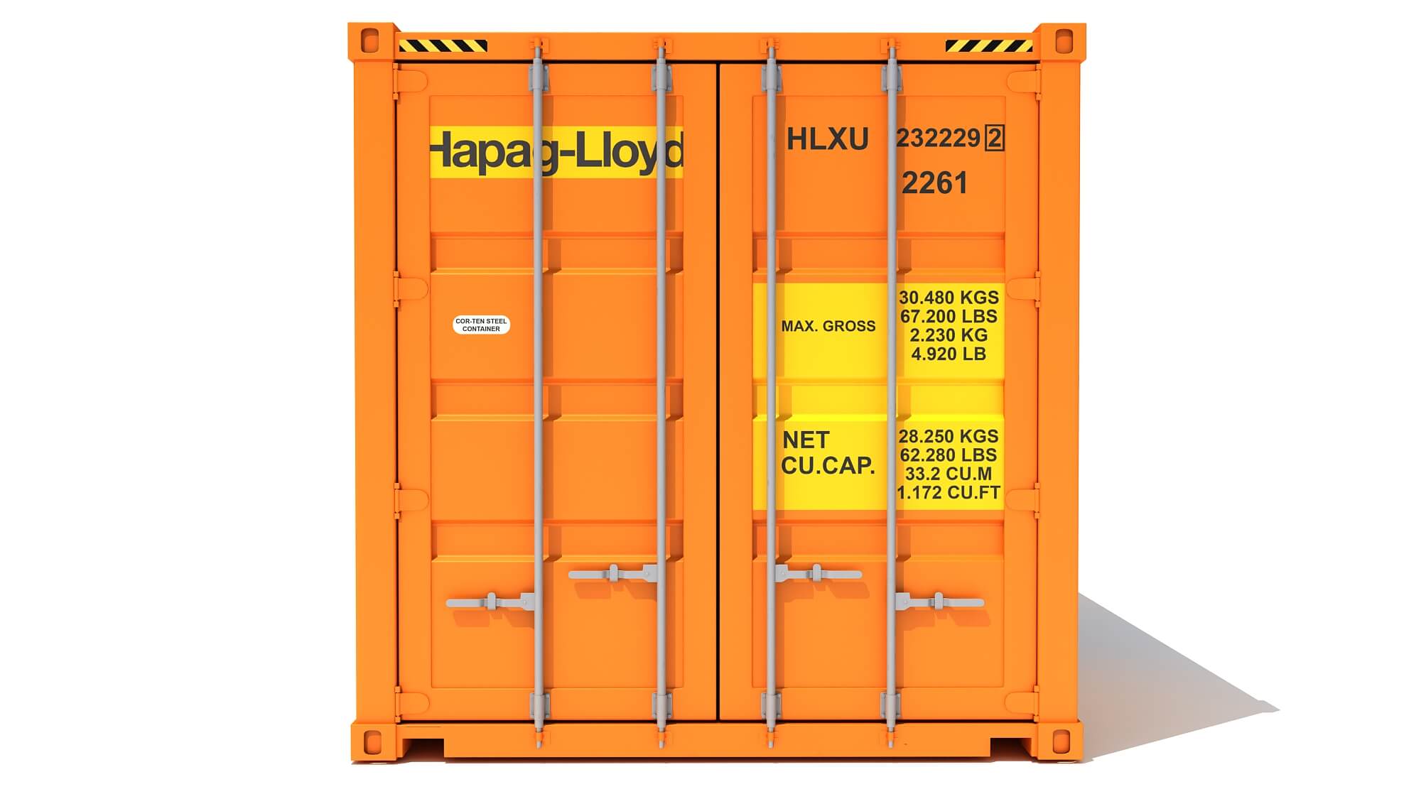 Shipping Container Hapag-Lloyd 3D Model by 3D Horse