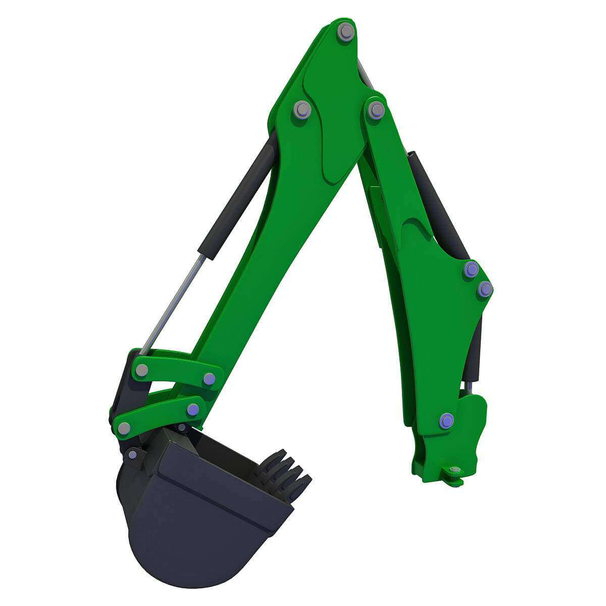 Shovel Backhoe Crane - 3D Model by 3D Horse