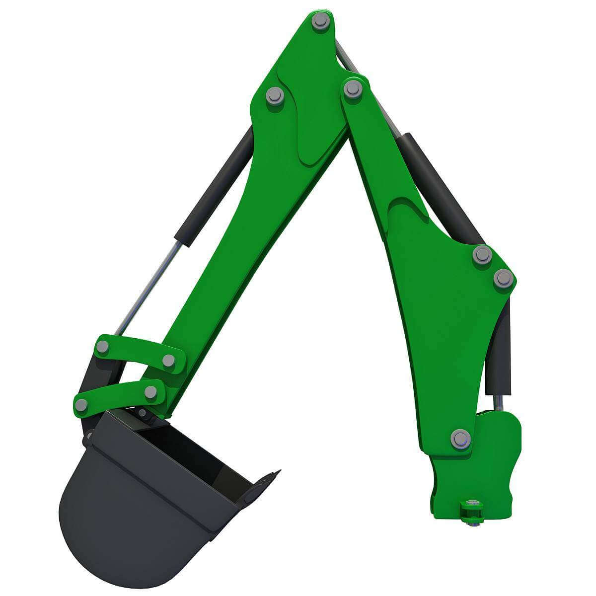 Shovel Backhoe Crane - 3D Model by 3D Horse