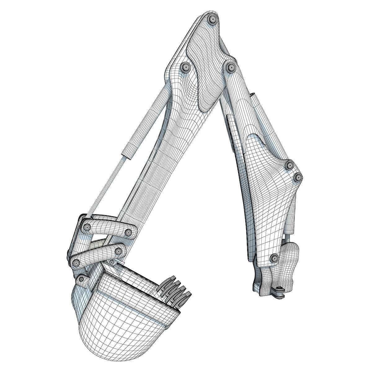 Shovel Backhoe Crane - 3D Model by 3D Horse