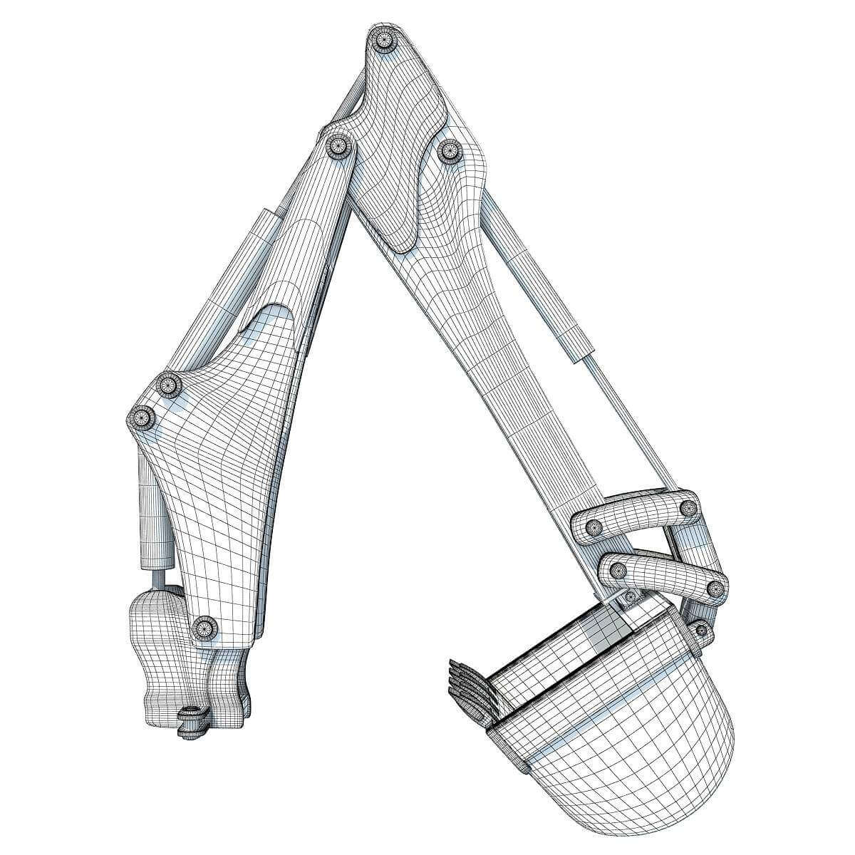 Shovel Backhoe Crane - 3D Model by 3D Horse