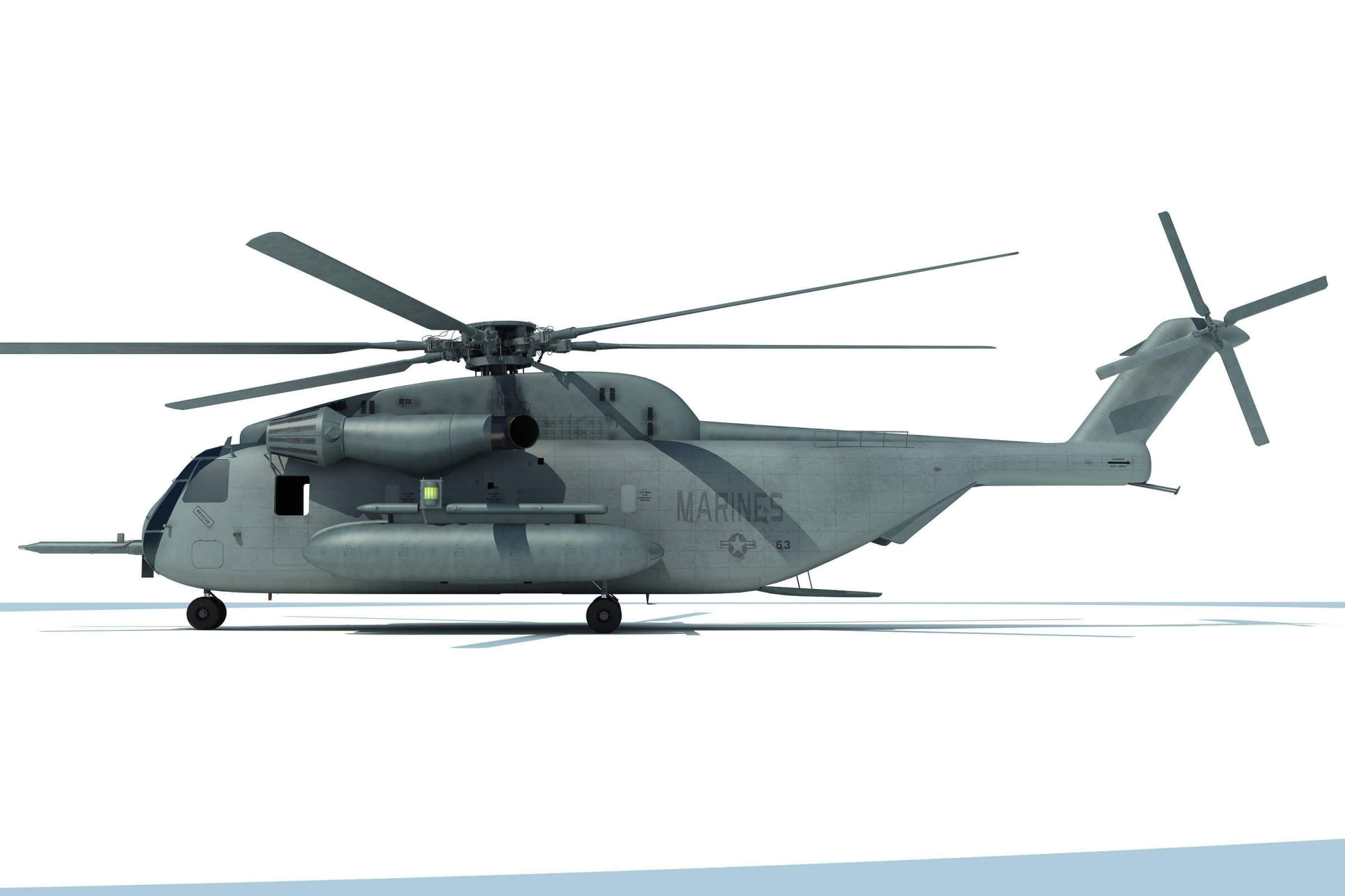 Sikorsky CH-53 Sea Stallion 3D Model by 3D Horse
