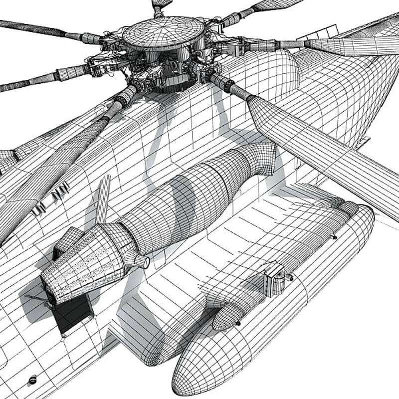 Sikorsky CH-53E Super Stallion 3D Model by 3D Horse