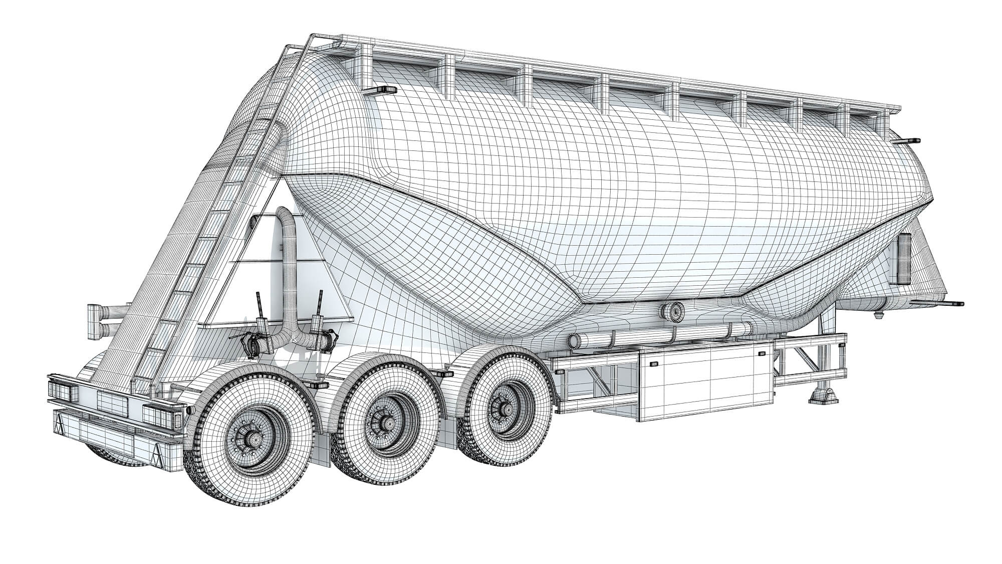 Silo Trailer - 3D Model by 3D Horse