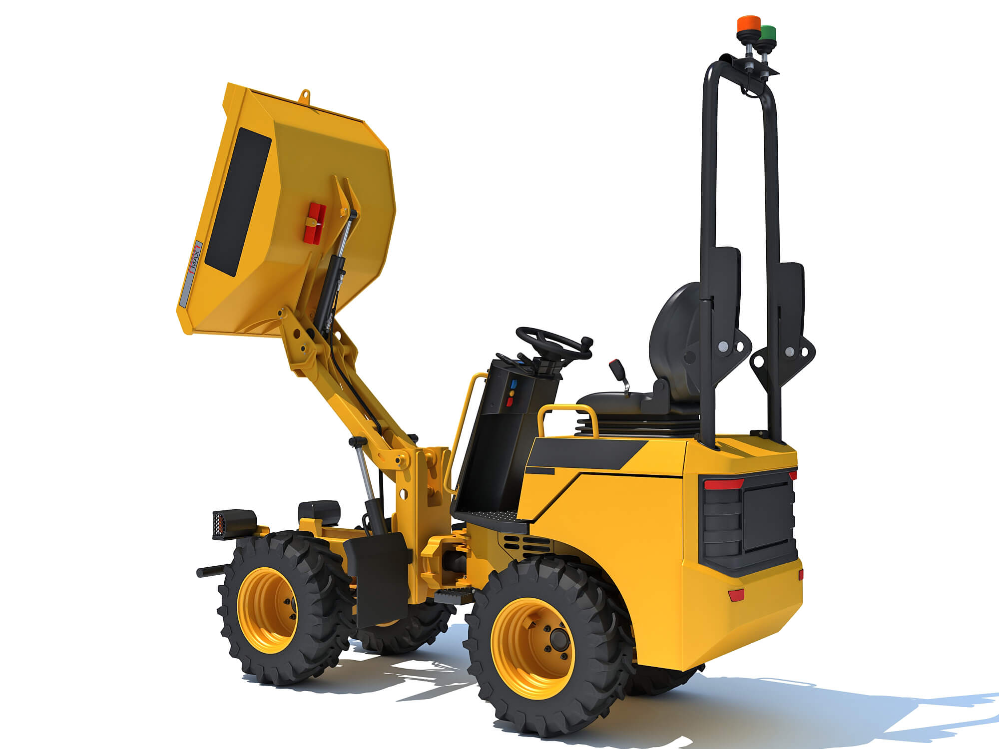 Site Dumper Bucket Vehicle - 3D Model by 3D Horse