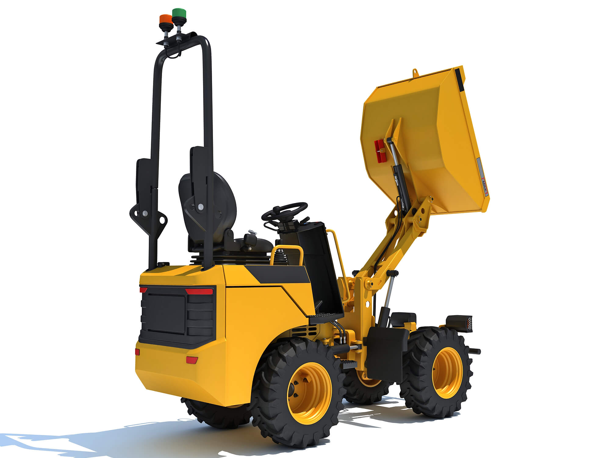 Site Dumper Bucket Vehicle - 3D Model by 3D Horse