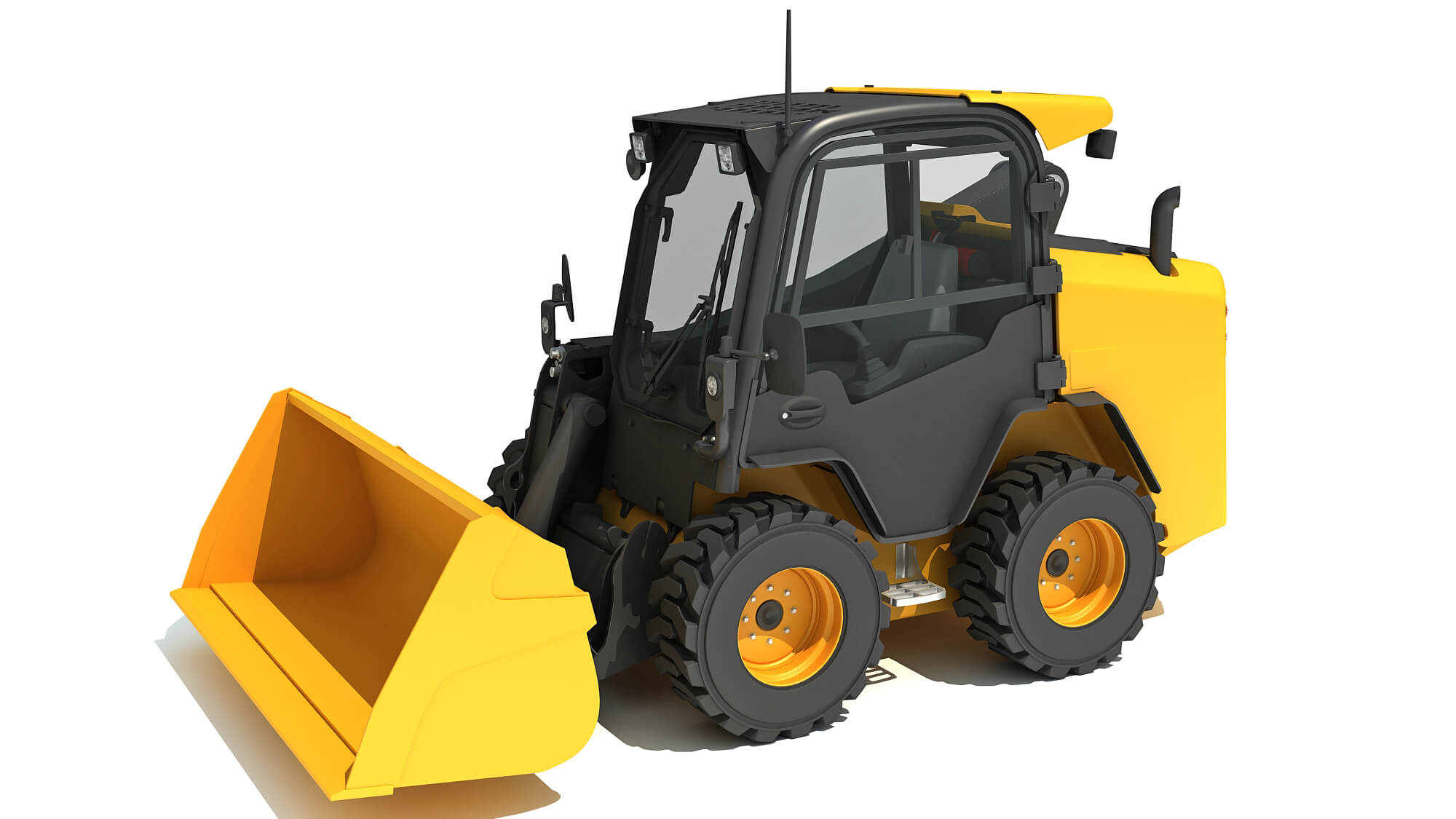 Skid Loader Shovel Bucket - 3D Model by 3D Horse