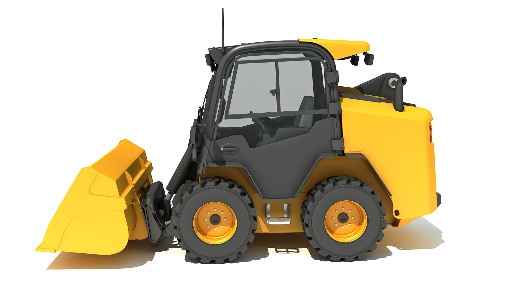 Skid Loader Shovel Bucket - 3D Model by 3D Horse