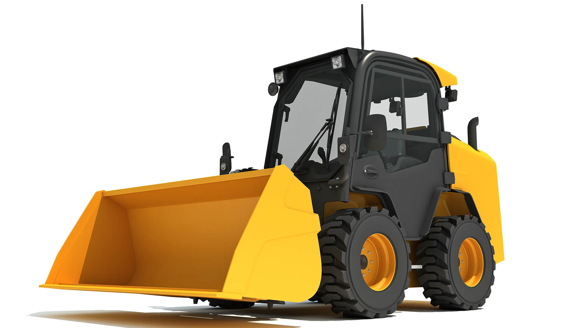 Skid Loader Shovel Bucket - 3D Model by 3D Horse