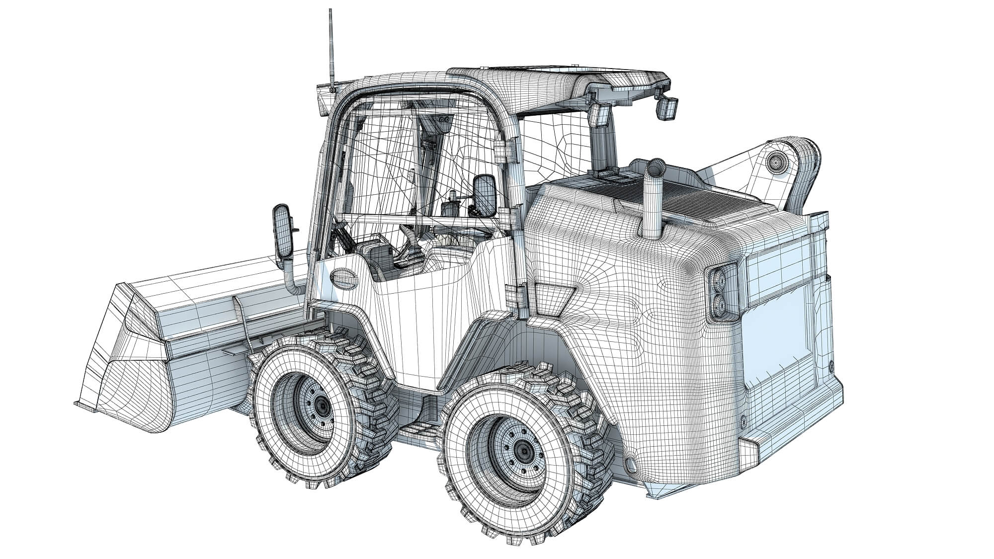 Skid Loader Shovel Bucket - 3D Model by 3D Horse