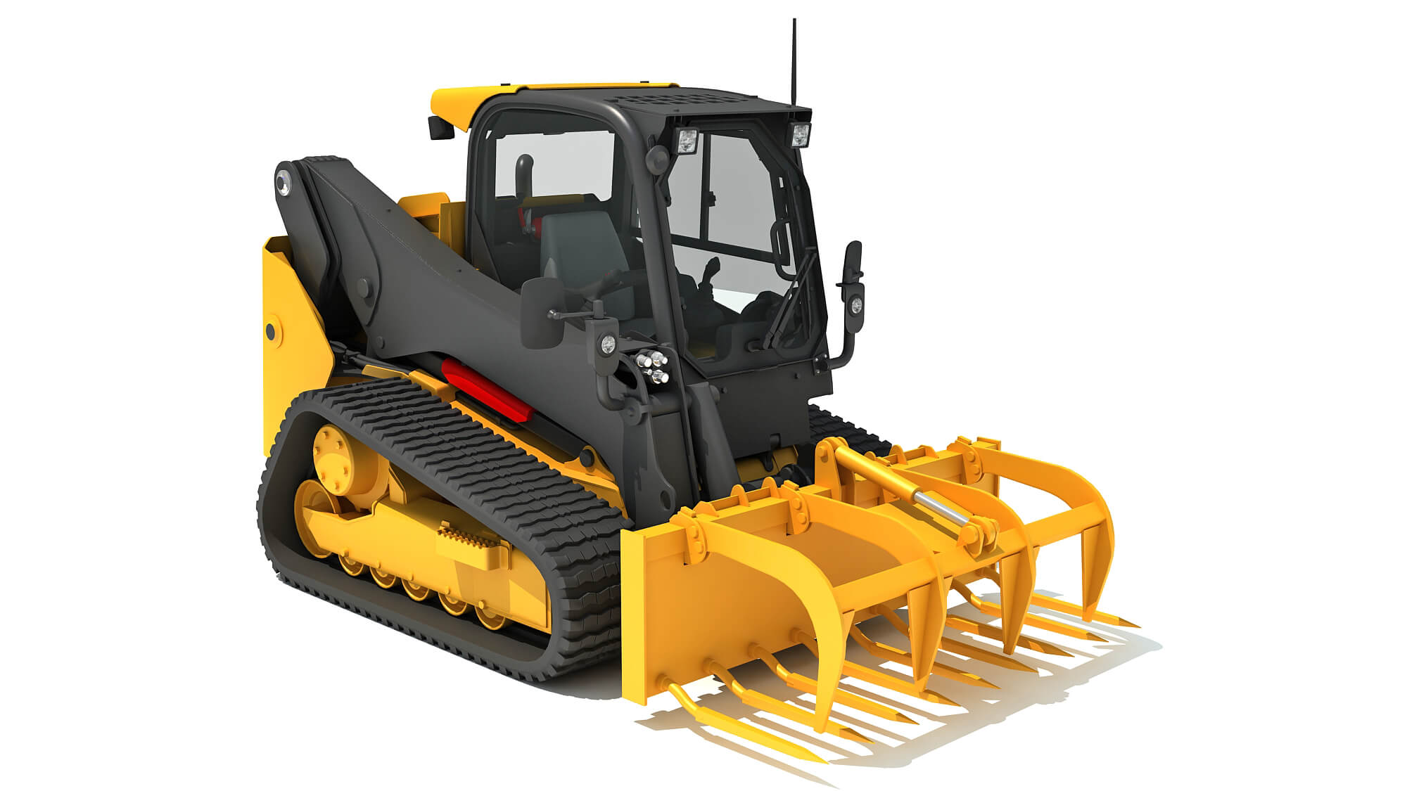 Skid Steer Loader Manure Fork - 3D Model by 3D Horse