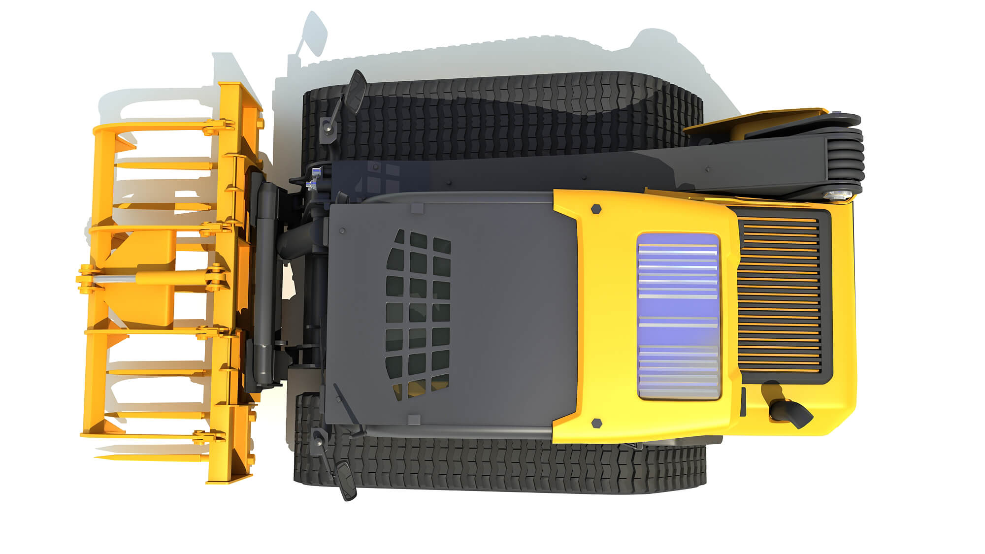 Skid Steer Loader Manure Fork - 3D Model by 3D Horse