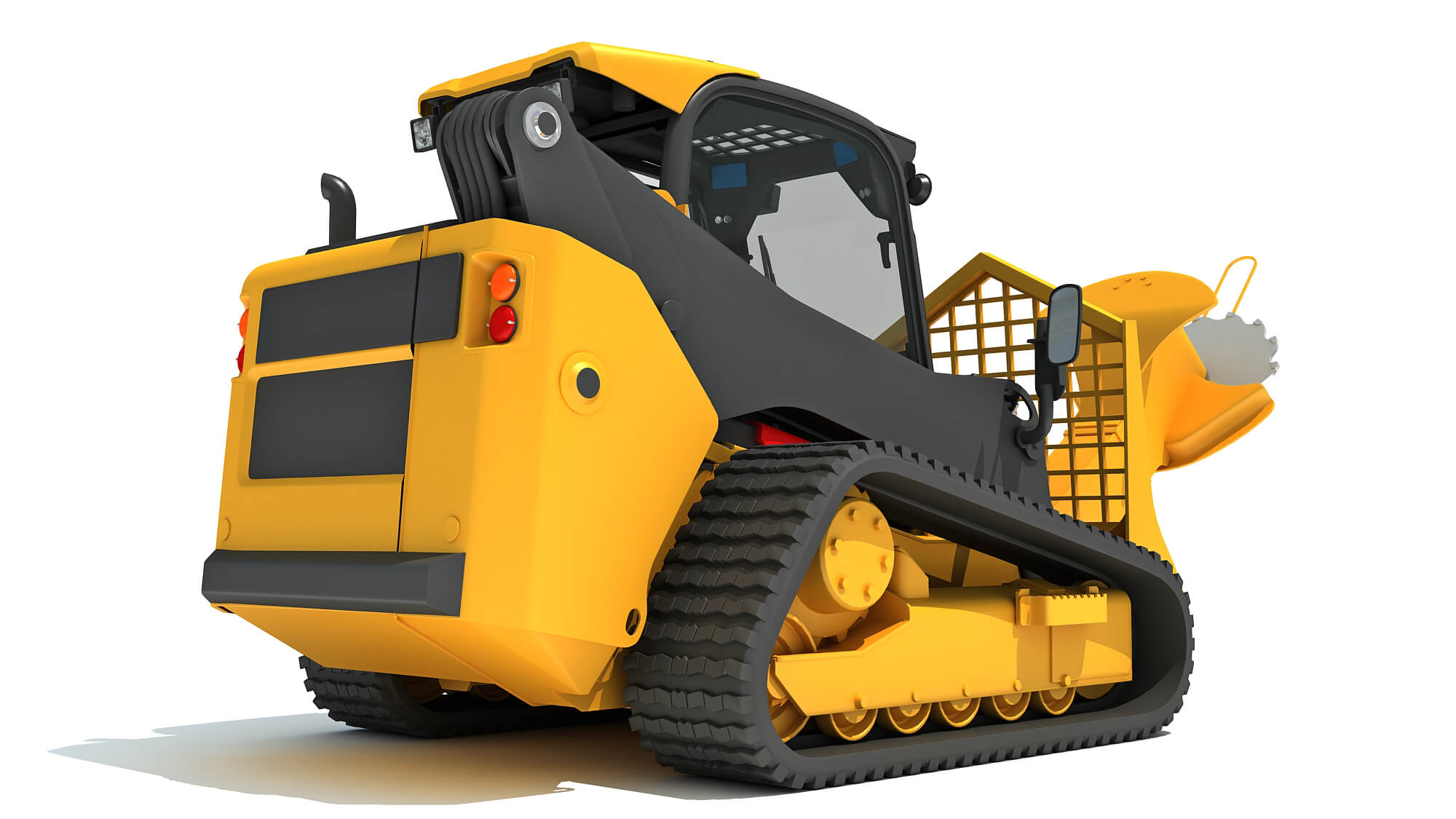 Skid Steer Loader Tree Cutter - 3D Model by 3D Horse