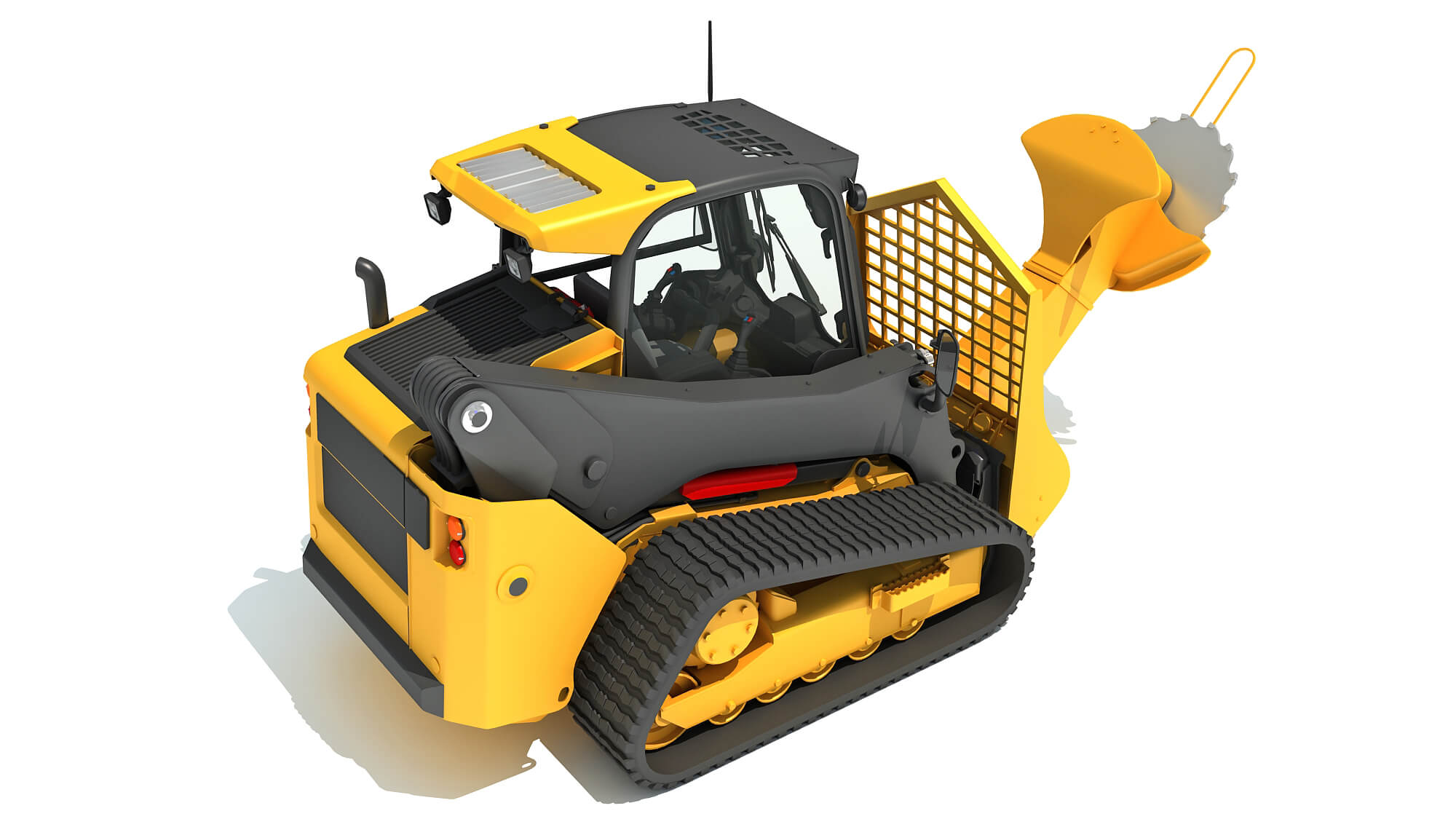 Skid Steer Loader Tree Cutter - 3D Model by 3D Horse