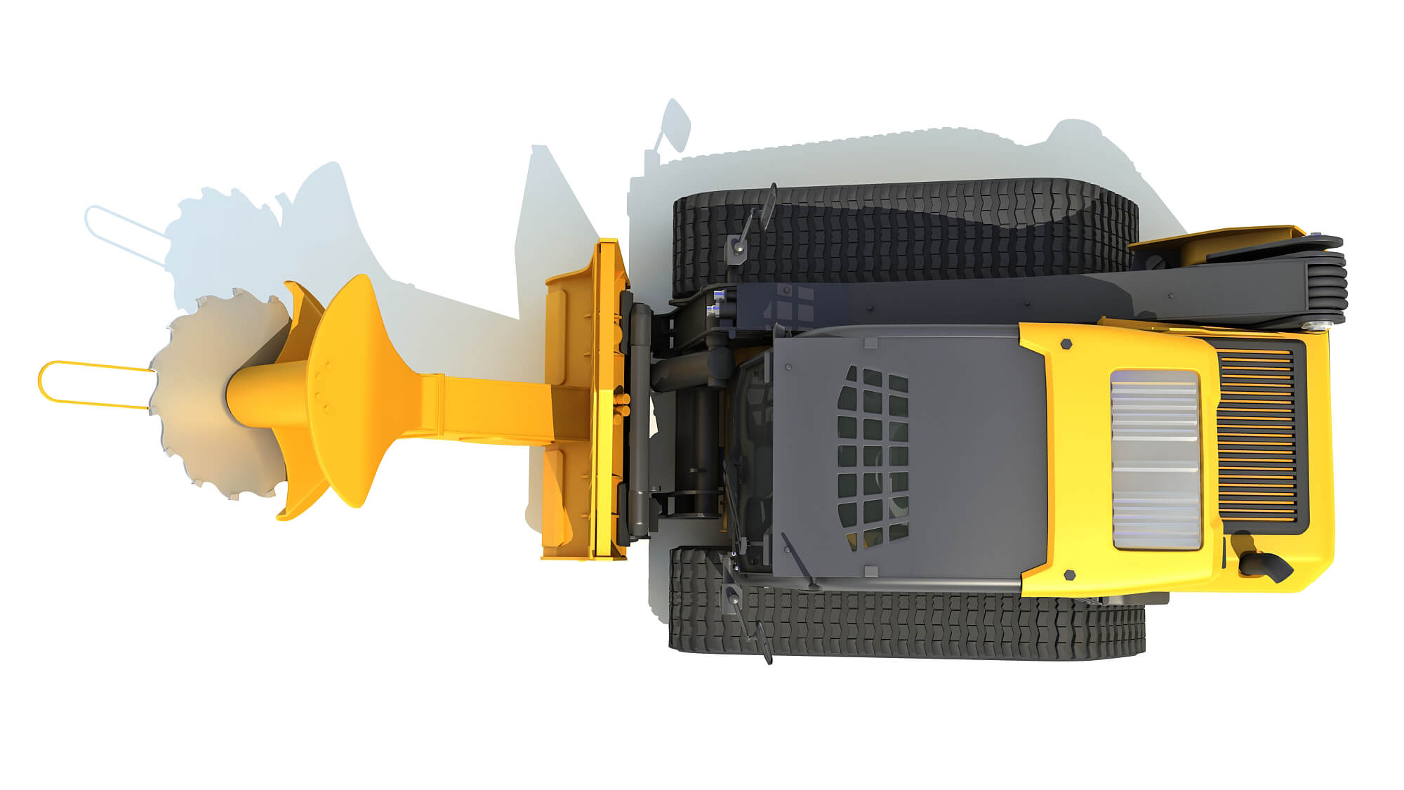 Skid Steer Loader Tree Cutter - 3D Model by 3D Horse