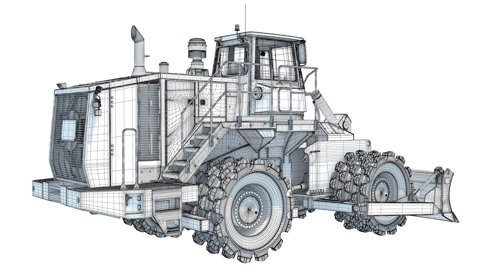 Soil Compactor model by 3D Horse