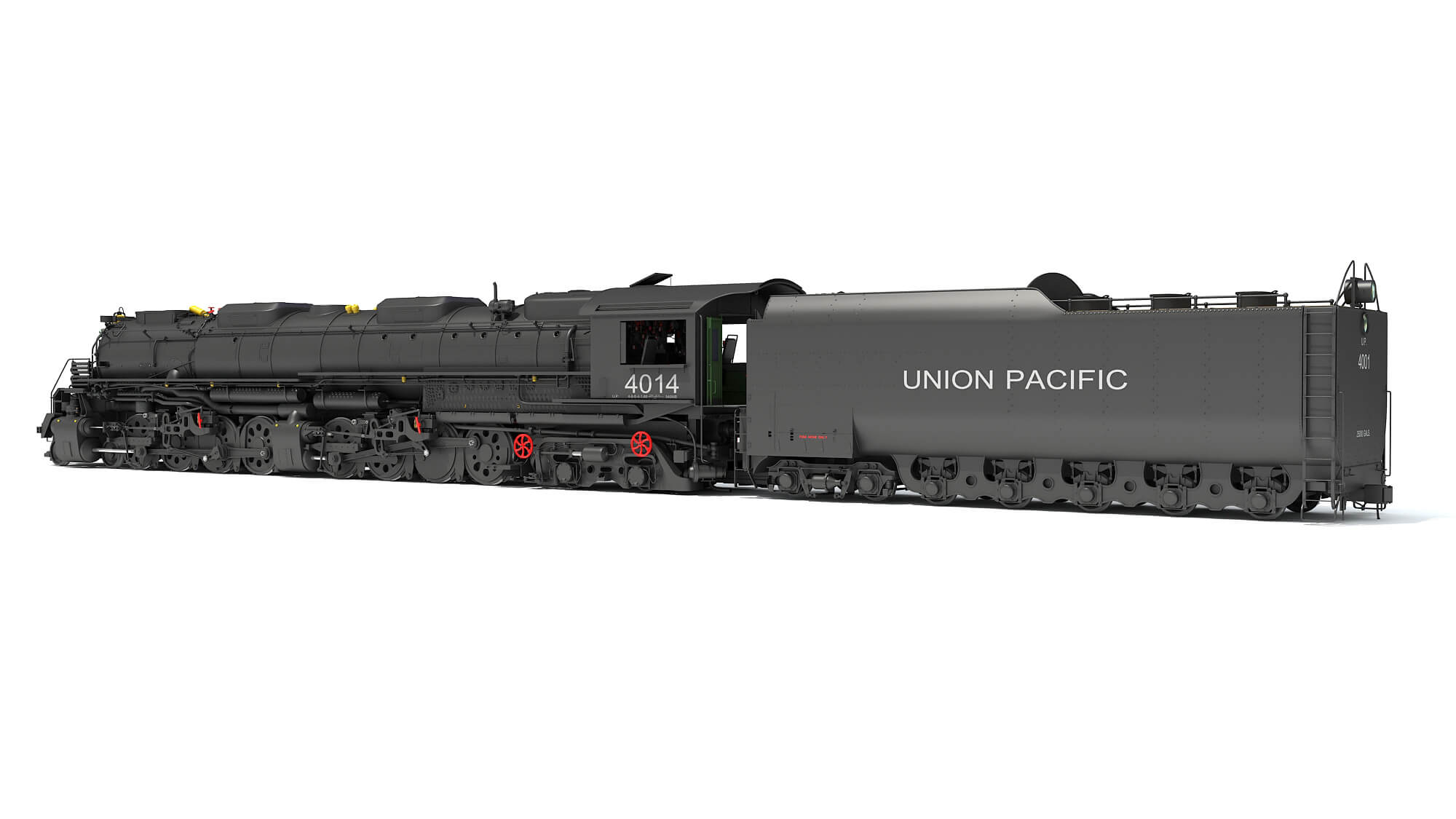 Steam Locomotive Big Boy Train - 3D Model by 3D Horse