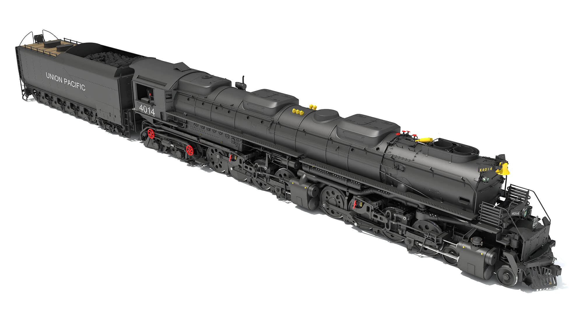 Steam Locomotive Big Boy Train - 3D Model by 3D Horse
