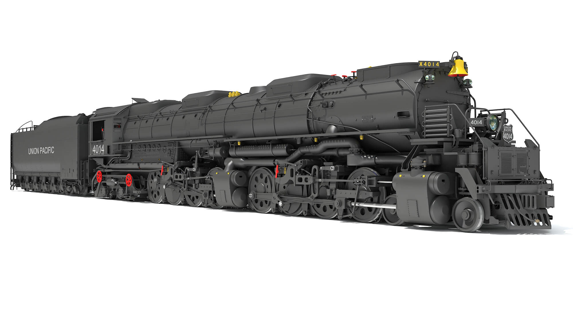 Steam Locomotive Big Boy Train - 3D Model by 3D Horse
