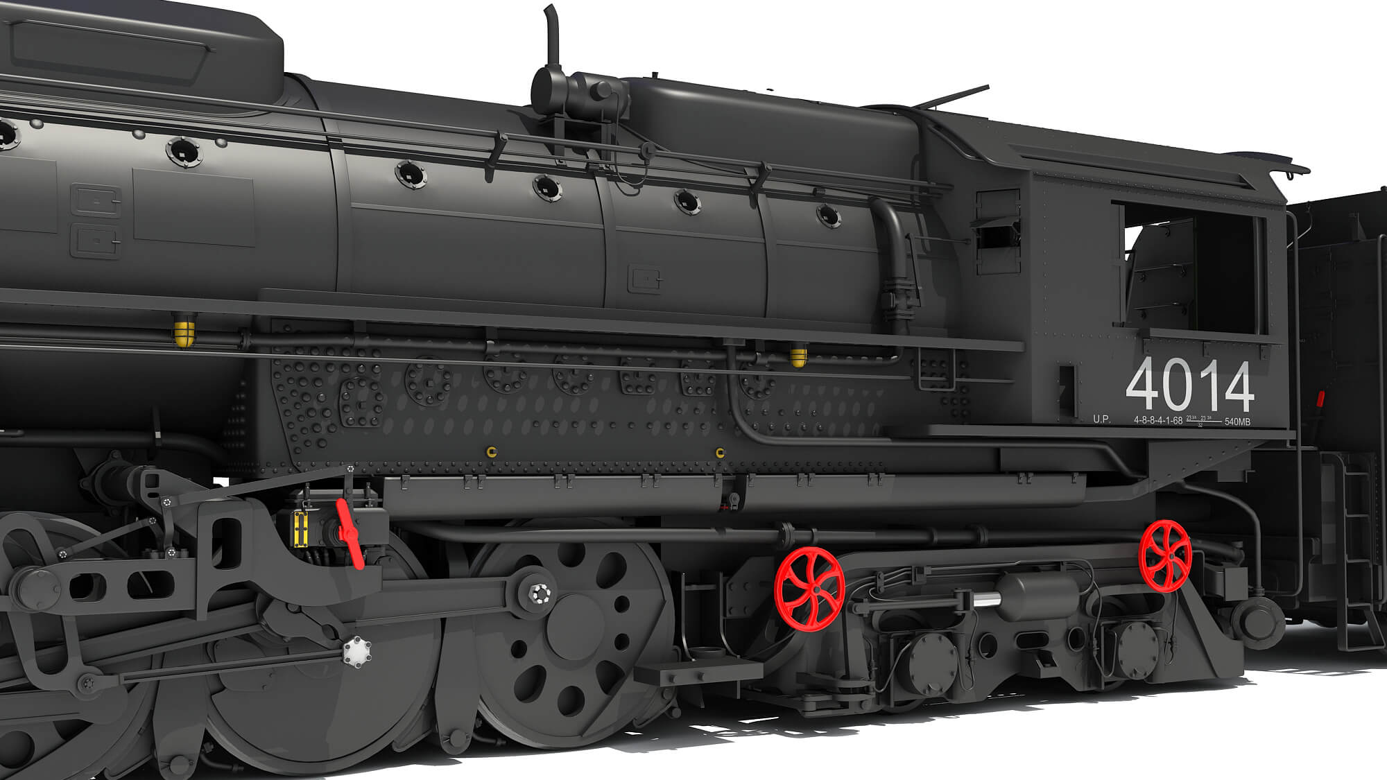 Steam Locomotive Big Boy Train - 3D Model by 3D Horse