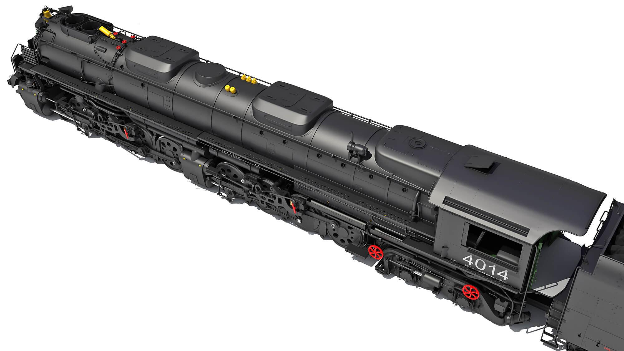 Steam Locomotive Big Boy Train - 3D Model by 3D Horse