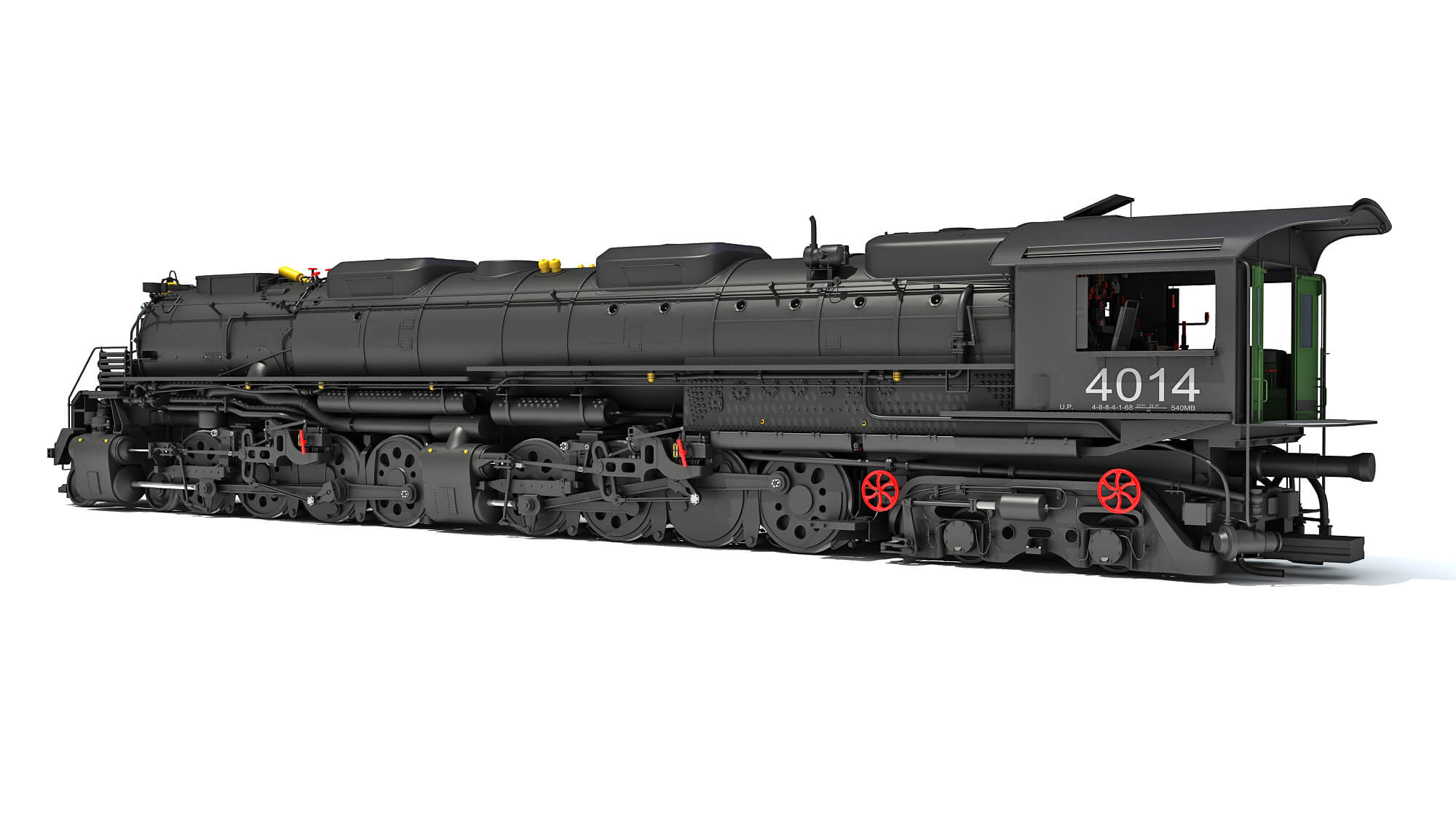 Steam Locomotive Big Boy Train - 3D Model by 3D Horse
