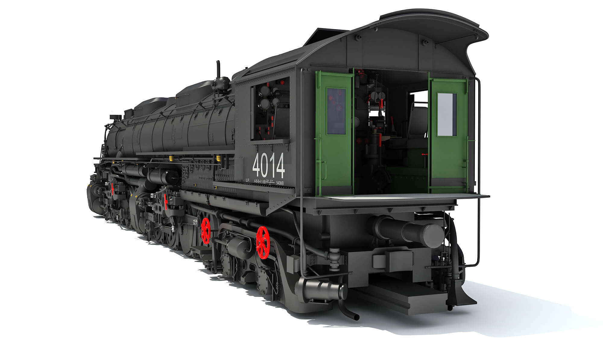 Steam Locomotive Big Boy Train - 3D Model by 3D Horse