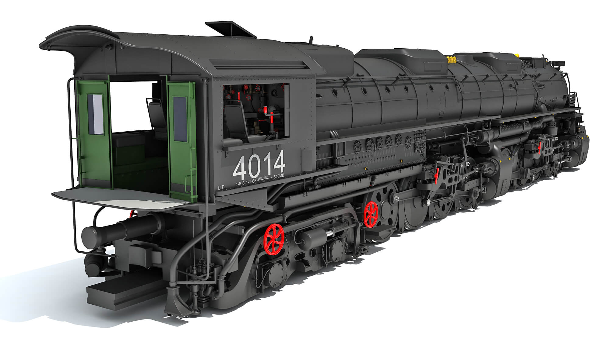 Steam Locomotive Big Boy Train - 3D Model by 3D Horse