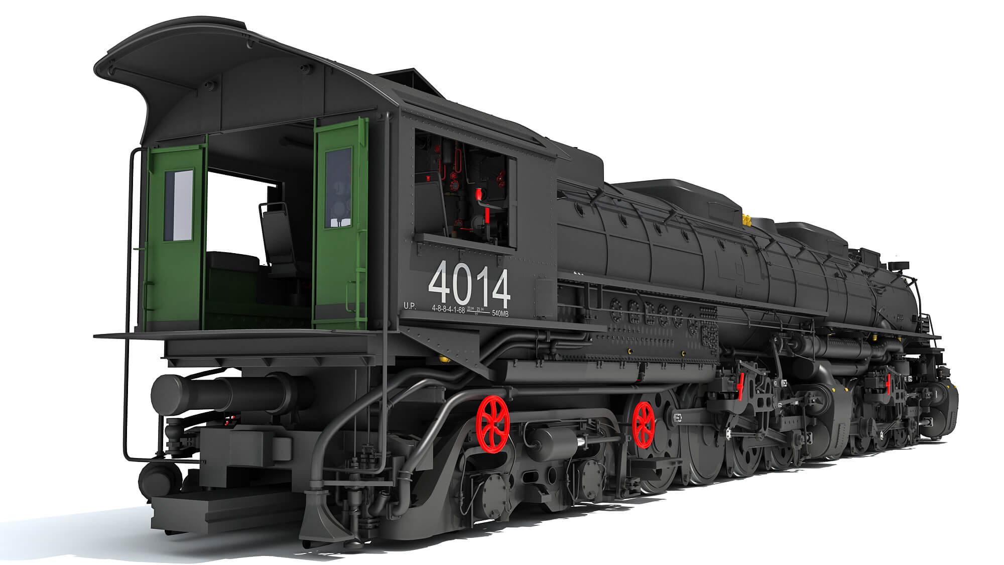 Steam Locomotive Big Boy Train - 3D Model by 3D Horse